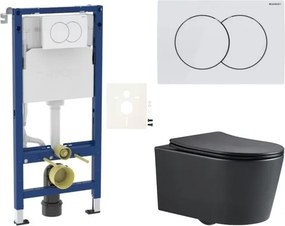 Závěsný WC set do lehkých stěn / předstěnová SAT Brevis SIKOGESBREBLD01