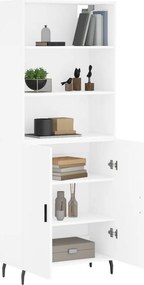 Skříň highboard bílá 69,5 x 34 x 180 cm kompozitní dřevo 3189269