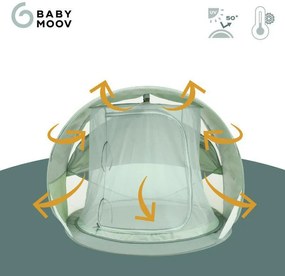 Babymoov Skládací UV stan Moov & Protect Green Lagoon