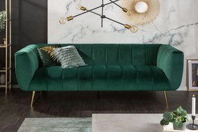 Designová sedačka Nikolai 225 cm smaragdová zelená