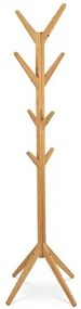 Autronic Věšák Věšák dřevěný stojanový, masiv bambus, přírodní odstín, výška 176 cm (DR-N191 NAT)