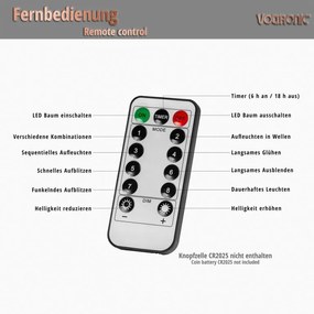 VOLTRONIC® 84889 VOLTRONIC Třešňový květ 180 cm s osvětlením, 220 LED