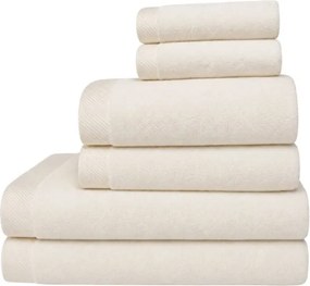 Výhodná sada ručníků a osušek MICRO COTTON, 6 ks Smetanová