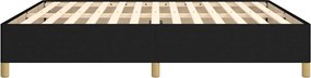 Rám postele s boxspringem černý 160 x 200 cm textil 3120971