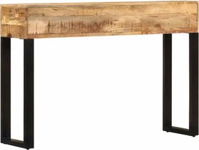 Konzolový stolek 110 x 30 x 76 cm masivní mangovníkové dřevo 282761