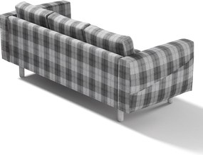 Potah na pohovku IKEA Norsborg 3-místná barva šedá látka pletený vzor, vzorované