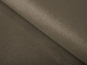 Biante Sametový běhoun na stůl SV-031 Hnědá khaki 45x140 cm