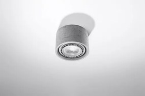 Stropní bodové svítidlo SOLLUX Basic 1 GU10 1x40W bez zdroje SL.0881 beton