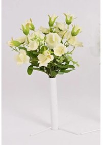 kytice z mini planých růží, 29 cm, KRÉMOVÁ - 29 cm