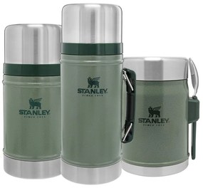 Zelená termoska na jídlo z nerezové oceli 400 ml Legendary Classic Hammer Tone Green – Stanley