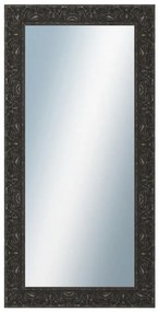 DANTIK - Zarámované zrcadlo - rozměr s rámem cca 50x100 cm z lišty PRAHA černá (2753)
