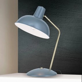 Orion LA4-1190-Grau Stylová stolní lampa FEDRA ŠEDÁ + patina