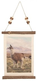 Nástěnná mapa Lama – 39x2x28 cm