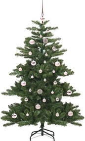 Umělý Skládací Vánoční Strom Zelená 150 cm PVC a ocel 3397655