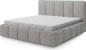 Postel Edvige + Dřevěný rám + plynový výtah + kontejner 140x200