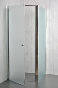 ARTTEC Sprchový kout rohový jednokřídlý MOON A 9 grape sklo 85 - 90 x 86,5 - 88 x 195 cm