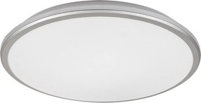 Rabalux Stříbrné stropní LED svítidlo Engon 380mm 24W 71129