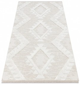 Kusový koberec Romba krémový 155x220cm