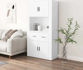 vidaXL Skříň highboard bílá kompozitní dřevo [3185367]