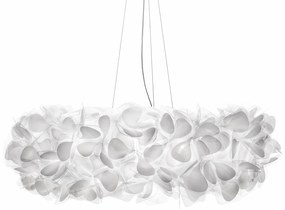 Slamp Clizia Mama Non Mama White Large, designové svítidlo s čirým kabelem, 4x12W E27, prům. 78cm