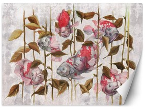 Gario Fototapeta Červené ryby - japonský koi kapr Materiál: Vliesová, Rozměry: 200 x 140 cm