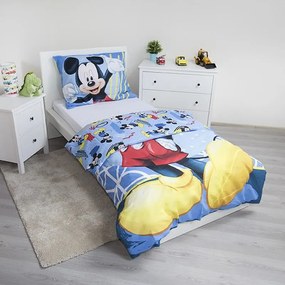 JERRY FABRICS Povlečení Mickey Hey Bavlna 140/200, 70/90 cm