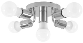 Toolight Kovové reflektorové stropní svítidlo APP707-5c CHROM