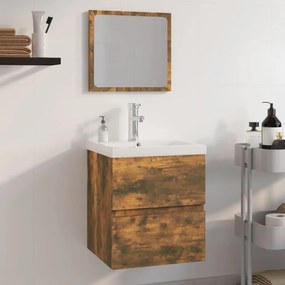 Koupelnová sestava kouřový dub kompozitní dřevo 3152864