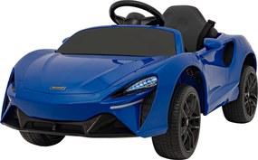 Ramiz Elektrické autíčko McLaren Artura pro děti modré + pohon 4x4 + dálkové ovládání + plynulý start + EVA kola + audio LED
