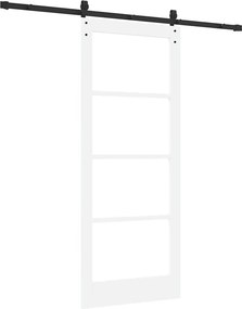 Posuvné dveře ORKDAL Bílá a černá 83 x 202 cm 3331858