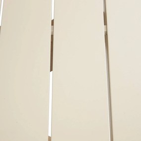 DEOKORK Hliníkový stůl BERGAMO 220/279 cm (efekt dřeva)