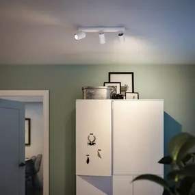 Philips Kosipo bílá / Stropní bodové svítidlo / 3x GU10 5,5W / IP20 /