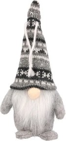 Vánoční figurka látkového skřítka s visícíma nohama 18 cm