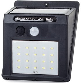 Verk 01376 Nástěnné solární svítidlo s pohybovým senzorem - 20 LED