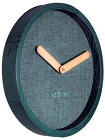 Designové nástěnné hodiny 3155tq Nextime Jeans Calm 30cm