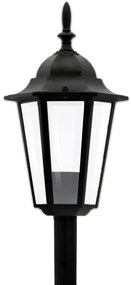 Venkovní lampa 1xE27/20W/230V IP43 96,5 cm černá