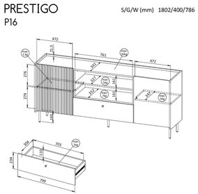 Dolmar Komoda Prestigo P16 s elektrickou krbovou vložkou