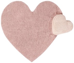 Lorena Canals koberce Přírodní koberec, ručně tkaný Puffy Love Rozměry koberců: 160x180 srdce