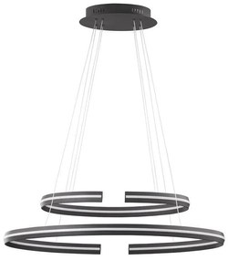 Nova Luce Závěsné LED svítidlo TORRENTE, nastavitelné 55W 3000K stmívatelné