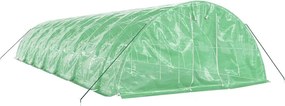 Skleník s ocelovým rámem zelený 70 m² 14 x 5 x 2,3 m 3188088
