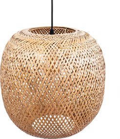 Toolight Natural, závěsné svítidlo 1xE27 APP1326-1CP, přírodní hnědá, OSW-05368