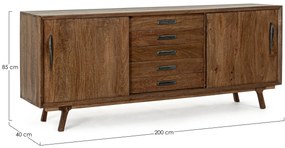 BIZZOTTO komoda SHERMAN 85x200 cm 0746840