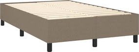 Box spring postel s matrací taupe 140x190 cm textil 3128201