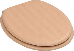 WC sedátko 2 ks s víky MDF motiv bambusu 276995