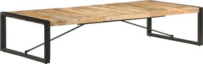 vidaXL Konferenční stolek 180 x 90 x 40 cm hrubé mangovníkové dřevo [321591] Barva: Šedá