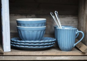 IB LAURSEN Talíř Mynte Cornflower 19,5 cm, modrá barva, keramika