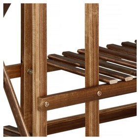 SPRINGOS Kaskádový stojan na květiny 95 cm, hnědý SPRINGOS PLANT 11 GA0176-XG