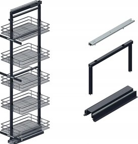 Rejs Maxima Classic Cargo maxi 400/5 úrovní 1700-1900 kovový lak grafit