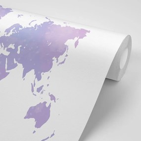 Samolepící tapeta nádherná mapa světa