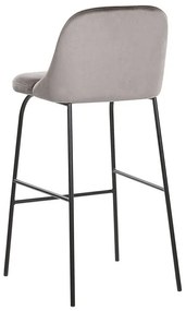Set 2 ks. barových židlí NEKKE (šedá). 1022682
